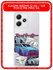 Чехол на Xiaomi Redmi 12 5G / Сяоми Редми 12 5G с принтом "JDM коллаж", прозрачн...