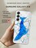 Чехол на Samsung Galaxy A16 / Самсунг А16 с принтом "Кит графика", прозрачный