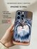 Чехол на Apple iPhone 13 Pro / Айфон 13 Про с принтом "Кот манул 2"
