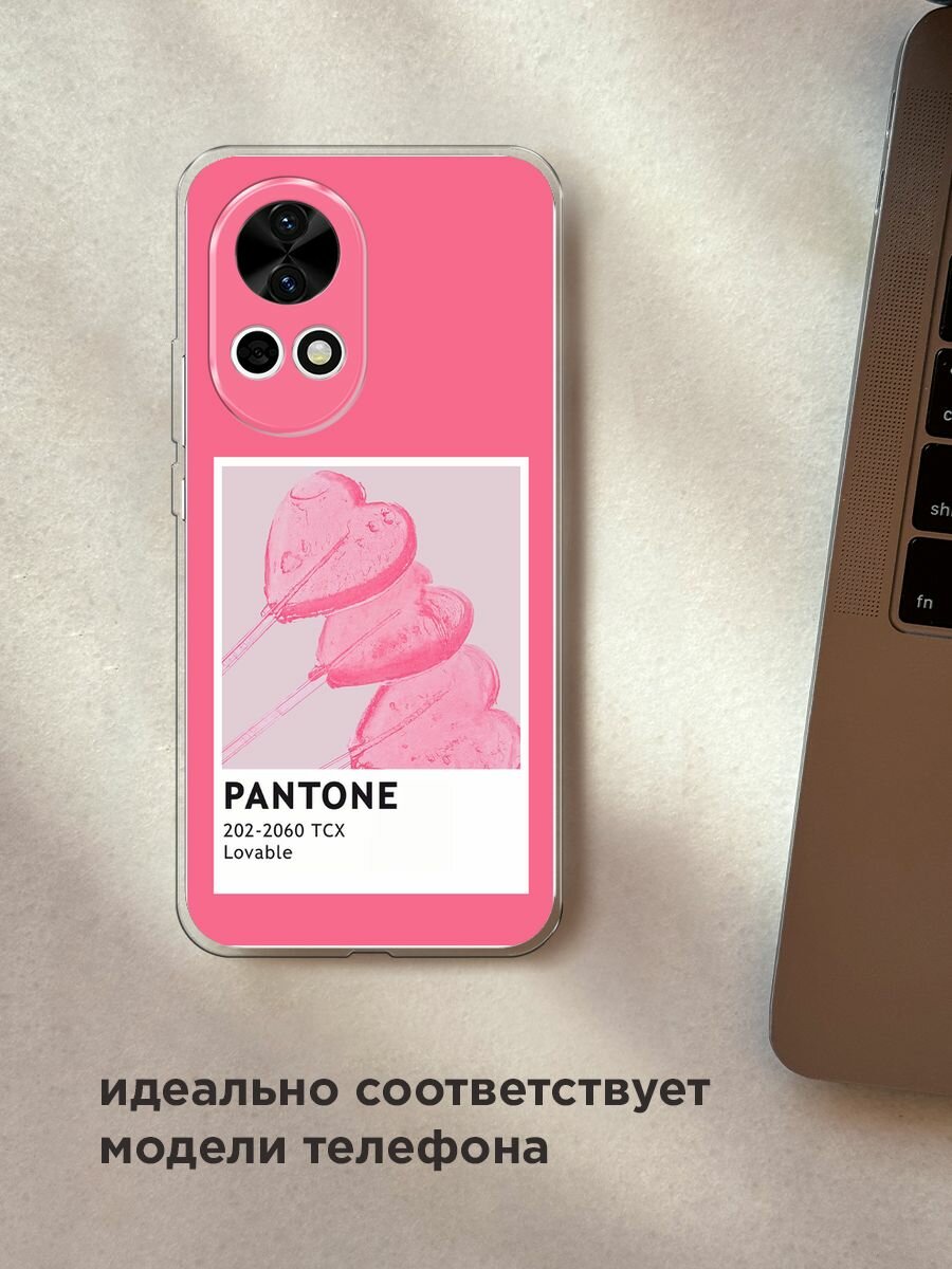 Чехол на Huawei Nova 12/Nova13 / Хуавей Нова 12/Нова 13 с принтом "Pantone Lovable 1 - 14 февраля" — фото 1
