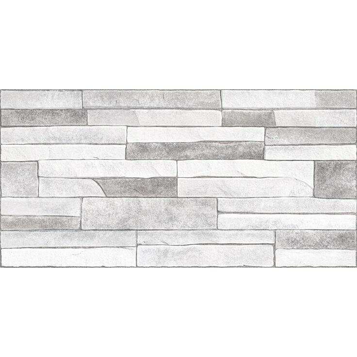 Керамическая плитка Alma Ceramica Discover TWU2550DCV17 24.9x50 Глянцевая Серый