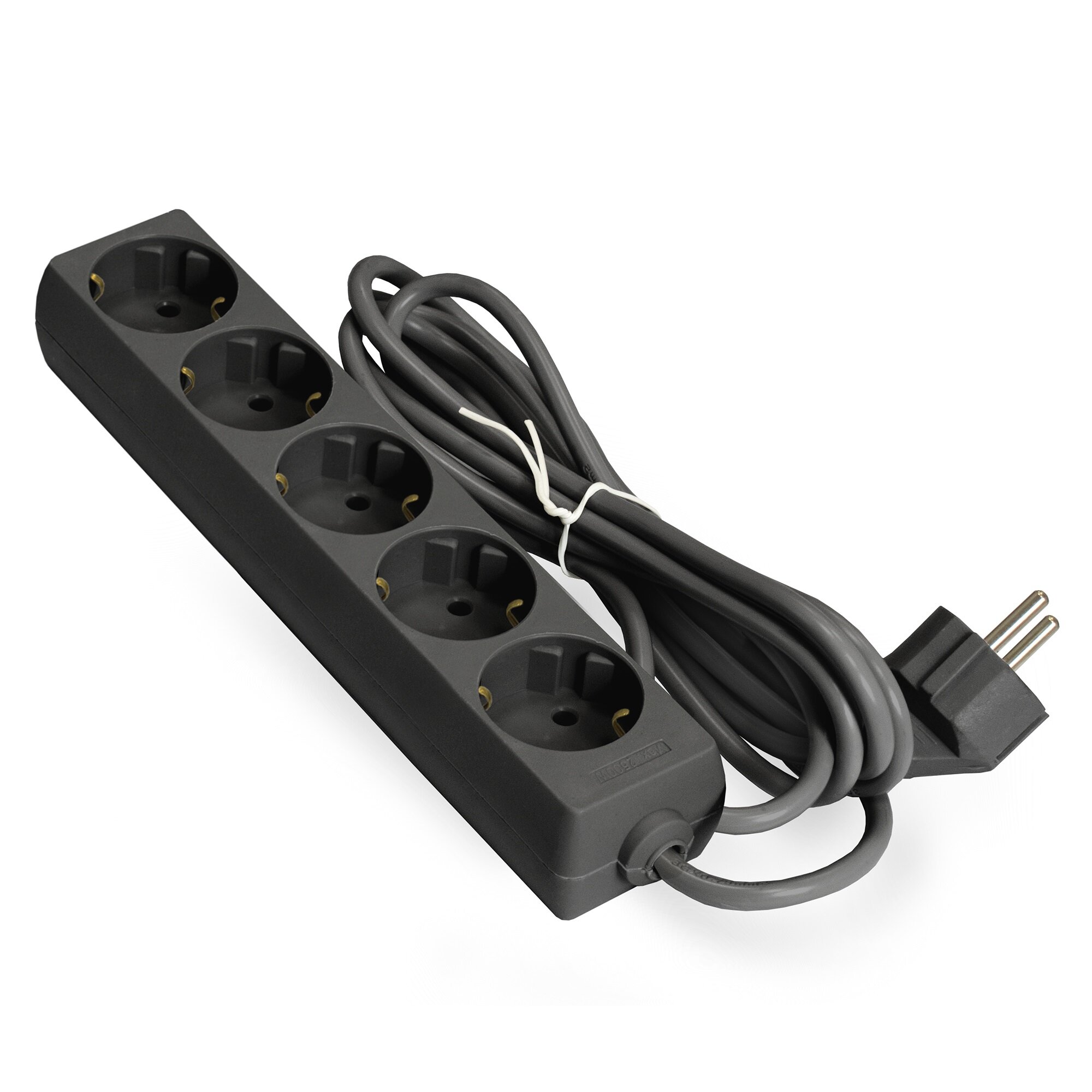 Удлинитель ExeGate ECE-5-5B (5 евророзеток с заземлением, 5м, черный) EX285825RUS