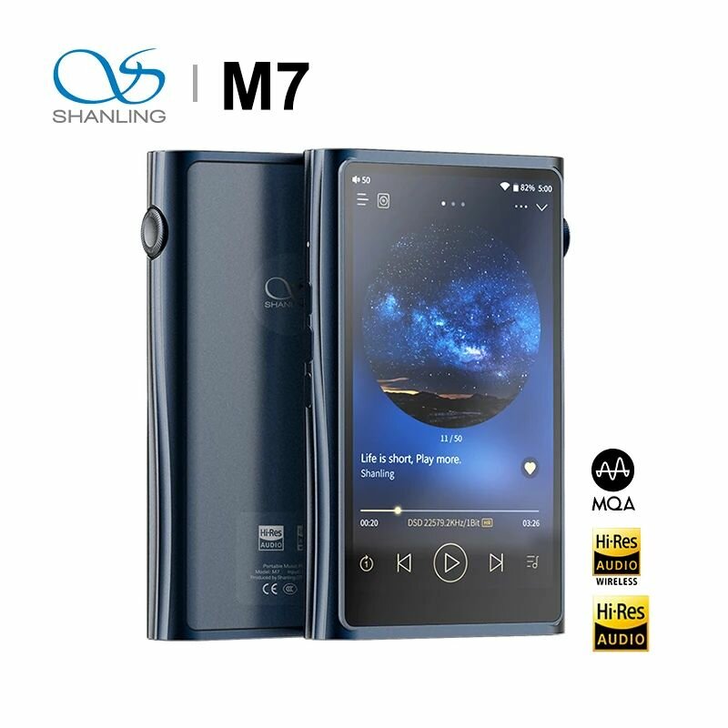 SHANLING M7 Портативный музыкальный плеер Android Bluetooth MP3