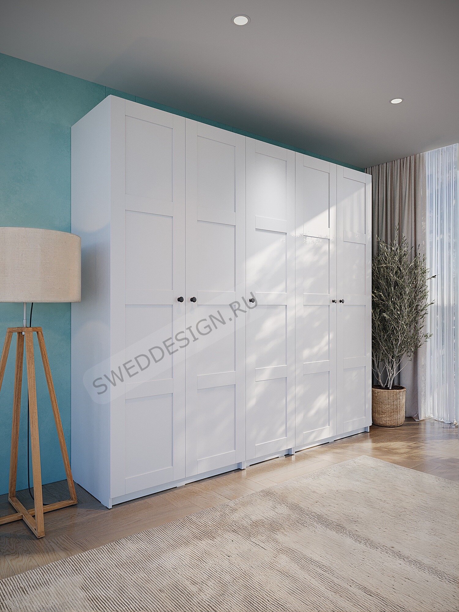 Шкаф распашной икеа пакс/МАХ, 250x61x233 см, с ящиками, белый