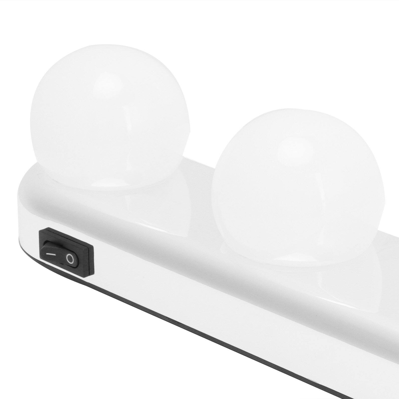 4 светодиодных лампы для туалетного столика, настенная лампа для макияжа, комплект лампочек, зеркальное освещение для гостиной, ванной комнаты