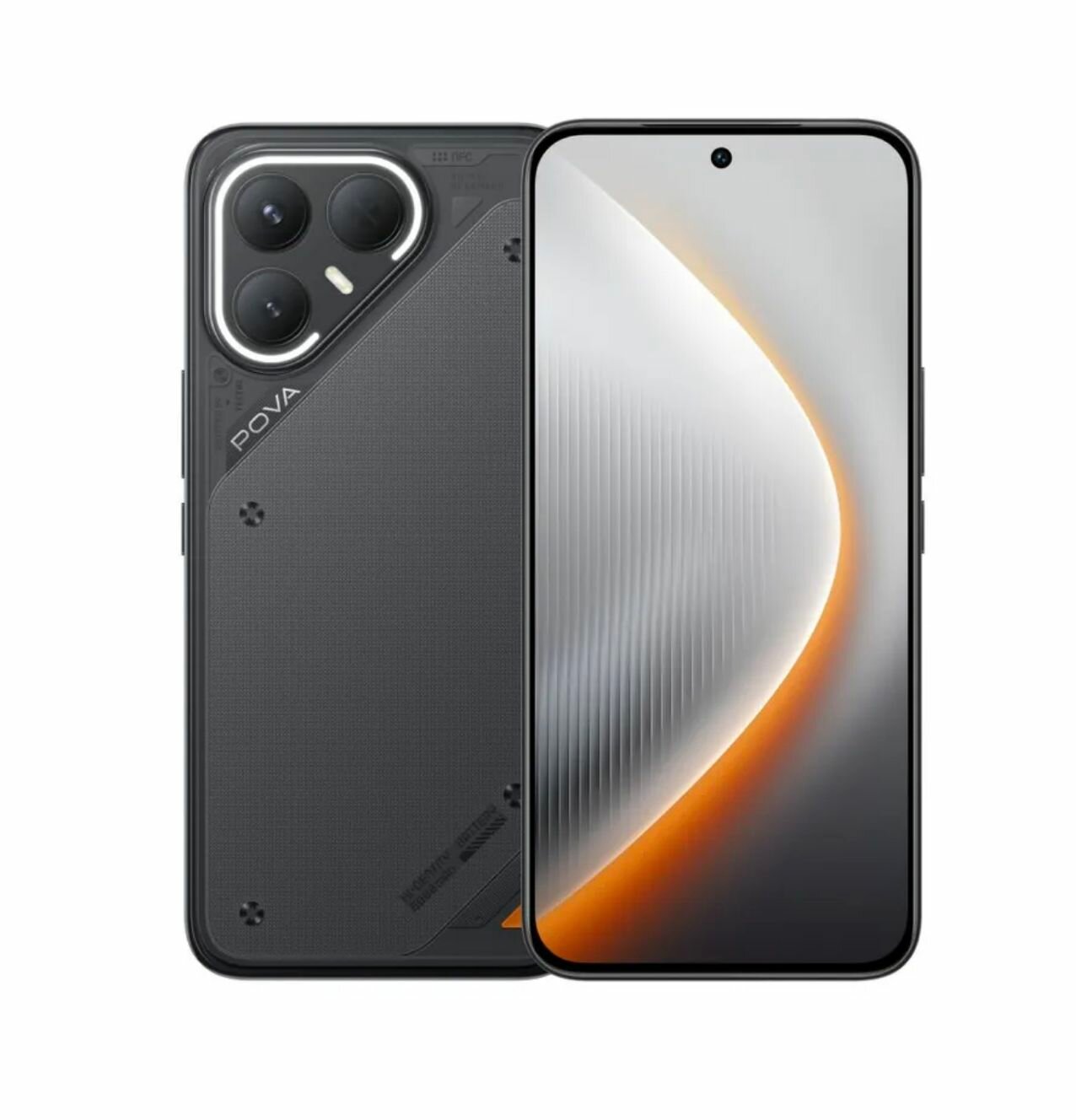 Смартфон Tecno Pova 7 Pro 5G 8/256 ГБ Ростест, Dual nano SIM, черный