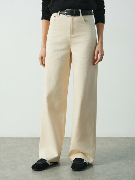 Джинсы клеш 