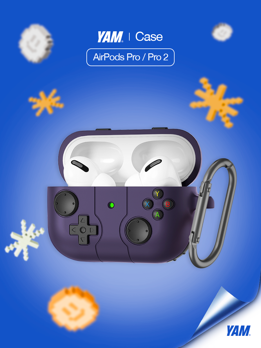 Чехол для наушников Apple AirPods Pro или Pro 2 силиконовый, защитный