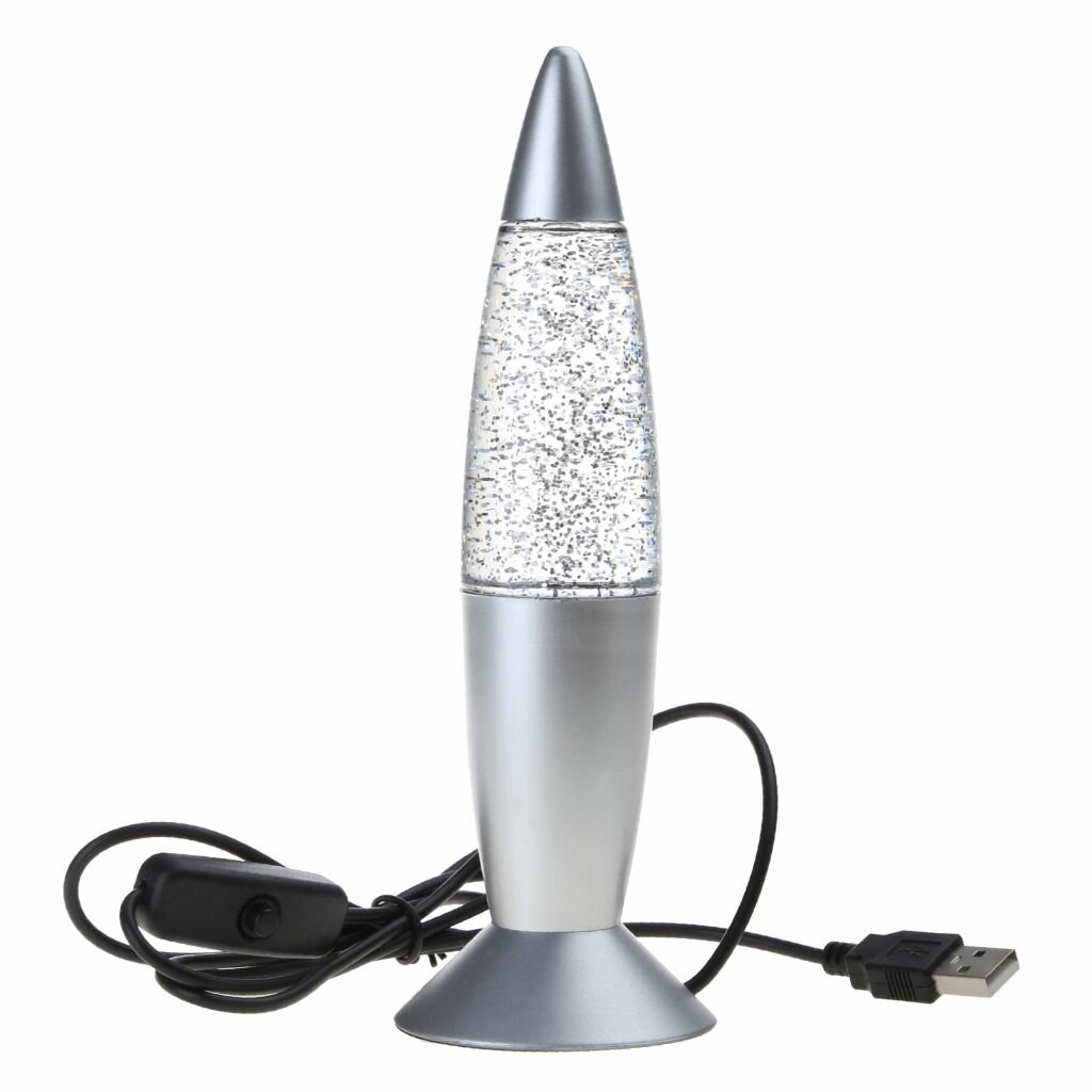 USB ночник "Вулкан" с LED лампой на металлической основе
