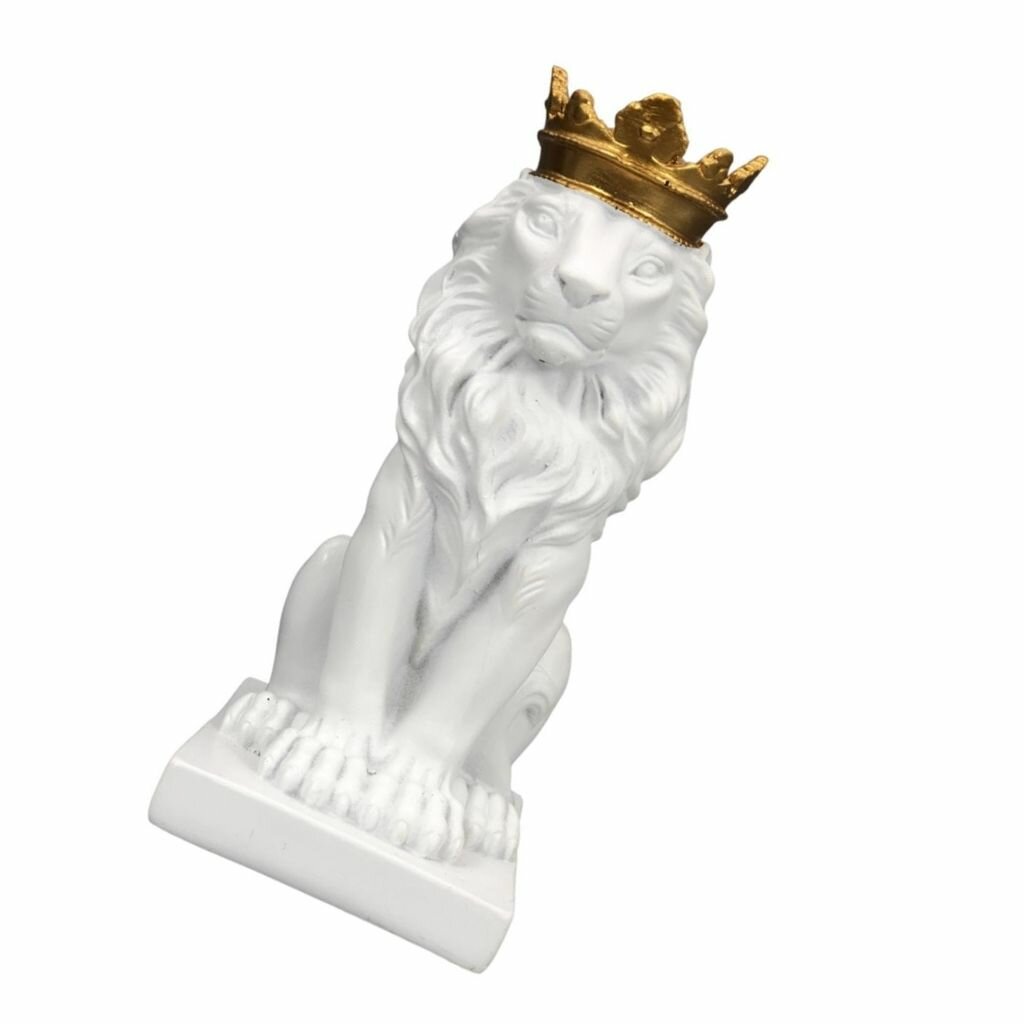 Декоративная статуэтка в короне Льва, выполненная из смолы, Для Дома и Офиса