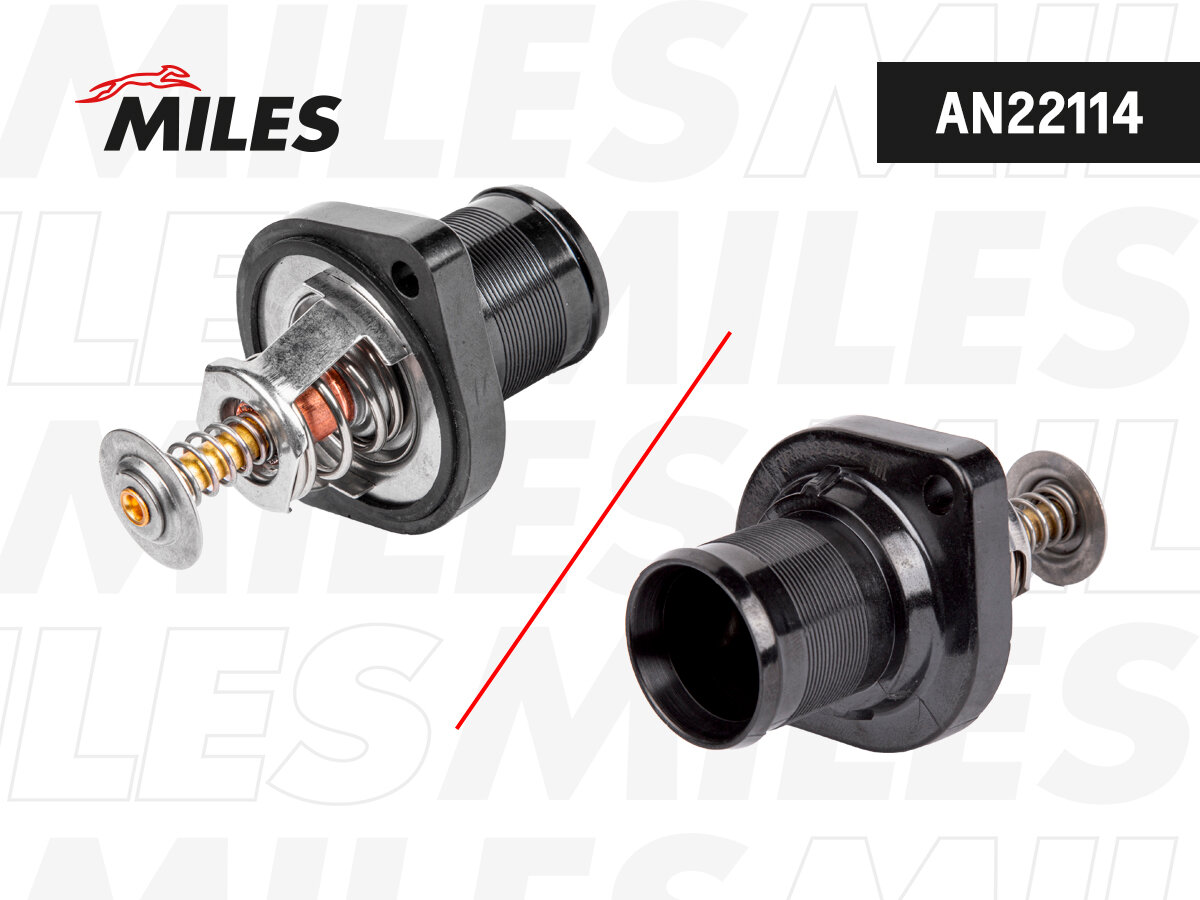 MILES Термостат CITROEN C4/ C5/ C8/ 1.8-2.0 / PEUGEOT 206/ 307/ 406/ 407/ 807 1.8-2.0 99- AN22114
