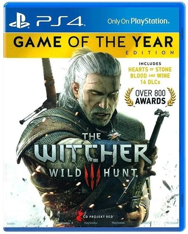 Игра Ведьмак 3: Дикая Охота Game of the Year Edition (PS4. ps5) Полностью русская версия