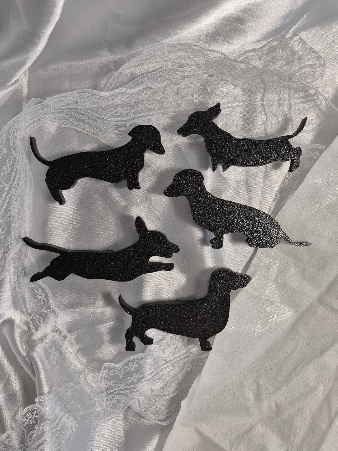 Мебельные ручки в виде такс• Декоративные пластиковые ручки • Ручная работа, подарок любителям собак, любителям такс.