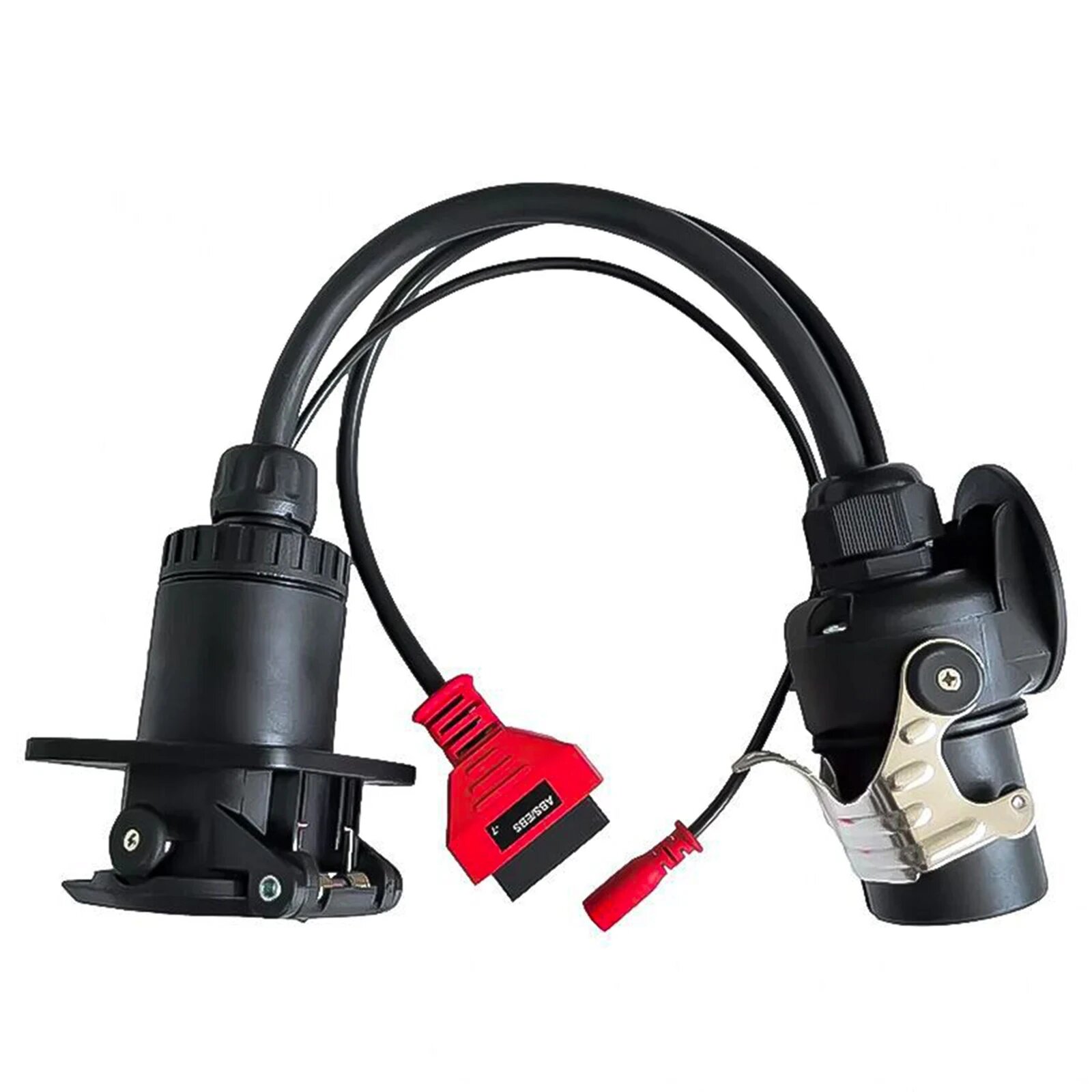 EBS ISO 7638 Прицеп ABS OBD диагностический адаптер для грузовика Bosch/Wabco OBD2 диагностический кабель для сканера Autel/Autocom/LUANCH, 1pce