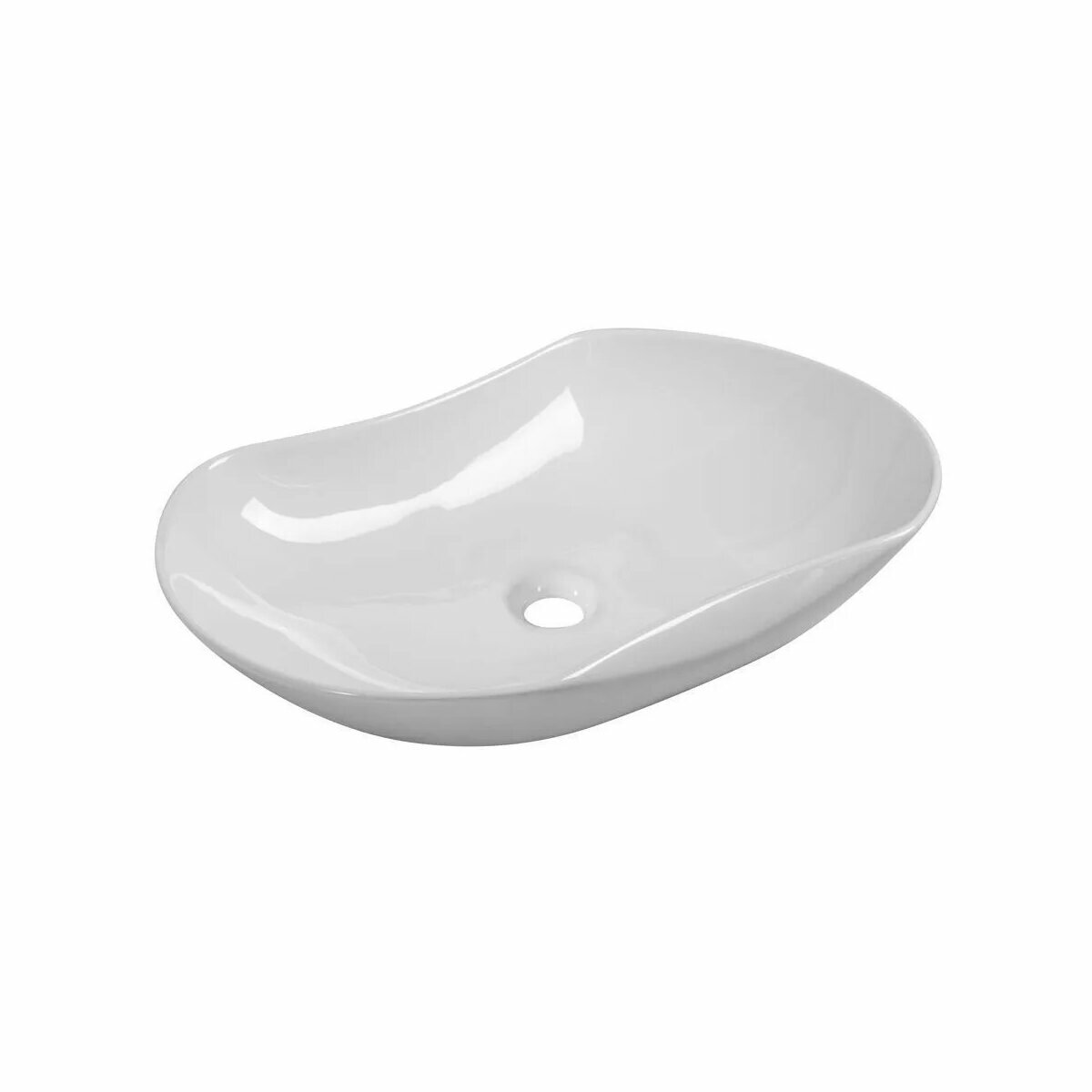 Раковина накладная Belbagno 66 BB1334 белая
