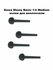 Gewa Ebony Basic 1/4 Medium колки для виолончели, 4 шт