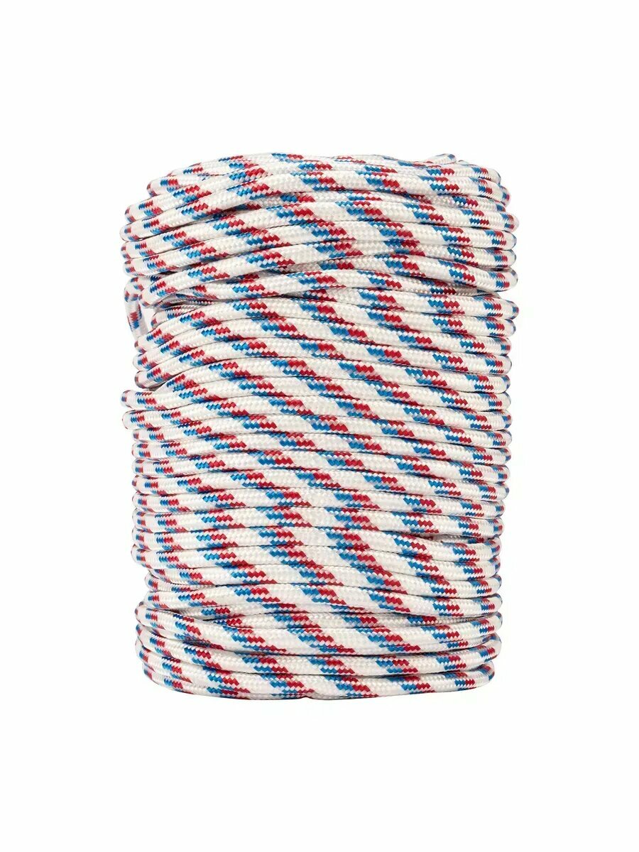 Веревка полипропиленовая (фал), 10 мм, 100 м, СИБРТЕХ 93967