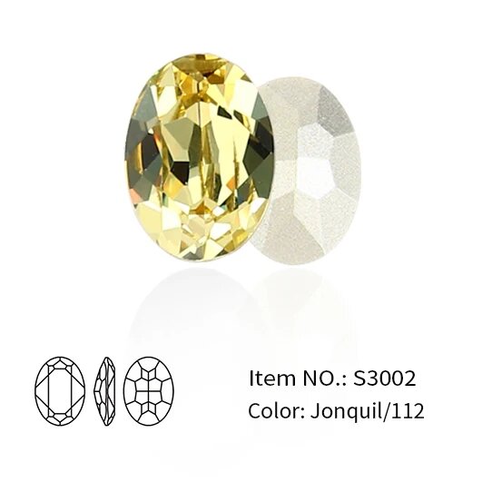 Стразы Jonquil 13x18mm (20шт)