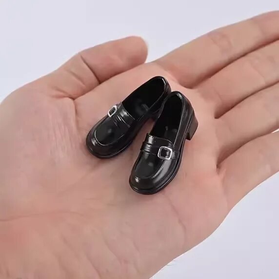 1/6 масштаб JK униформа полые туфли школьная обувь модель для 12-дюймовой экшн-фигурки игрушки аксессуар сцена Черный, E