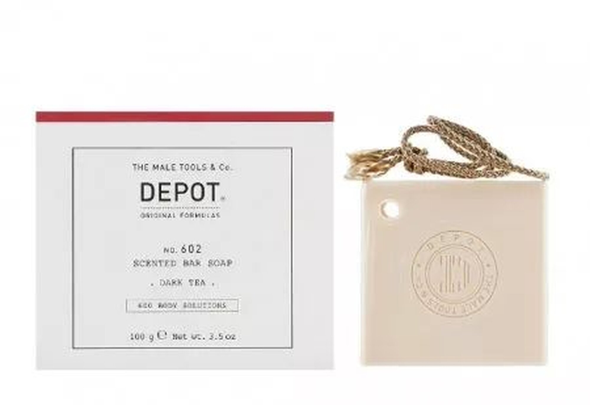 Мыло Depot №602 Dark Tea, для тела, с кокосовым и оливковым маслами, 100г