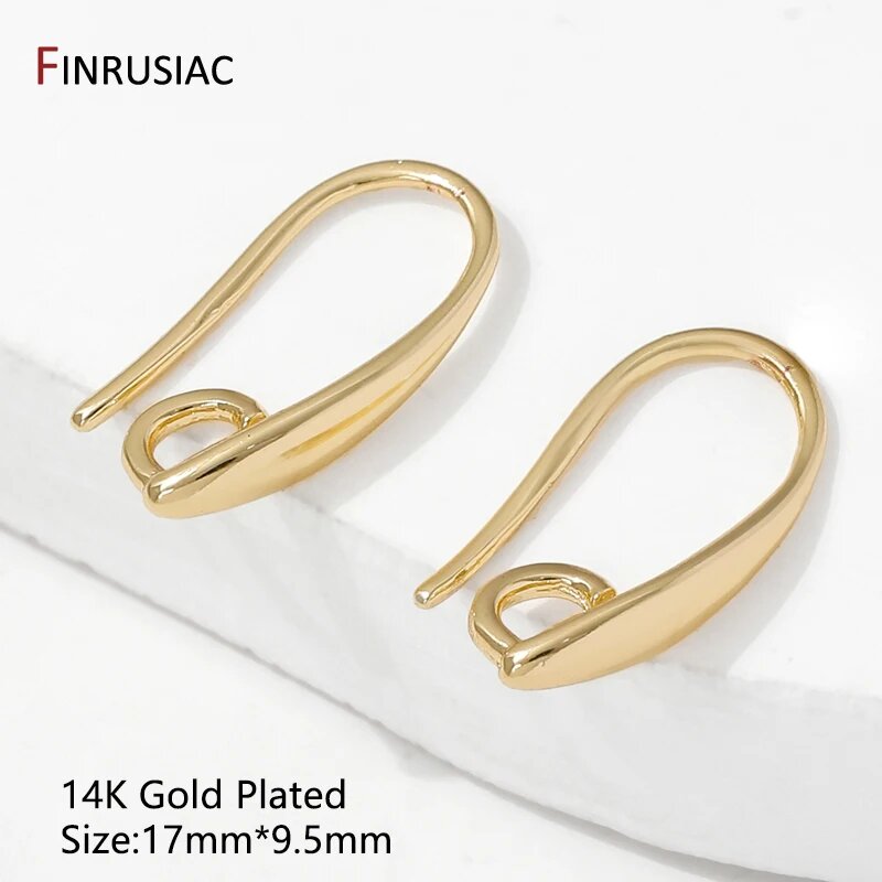 Швензы для сережек FINRUSIAC 14K Gold Plated