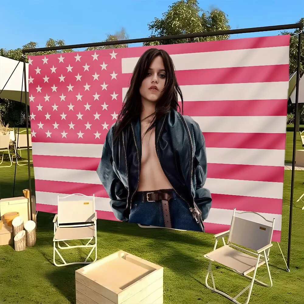 Флаг Jenna Ortega America Star Flag QZ90x150CM, z3