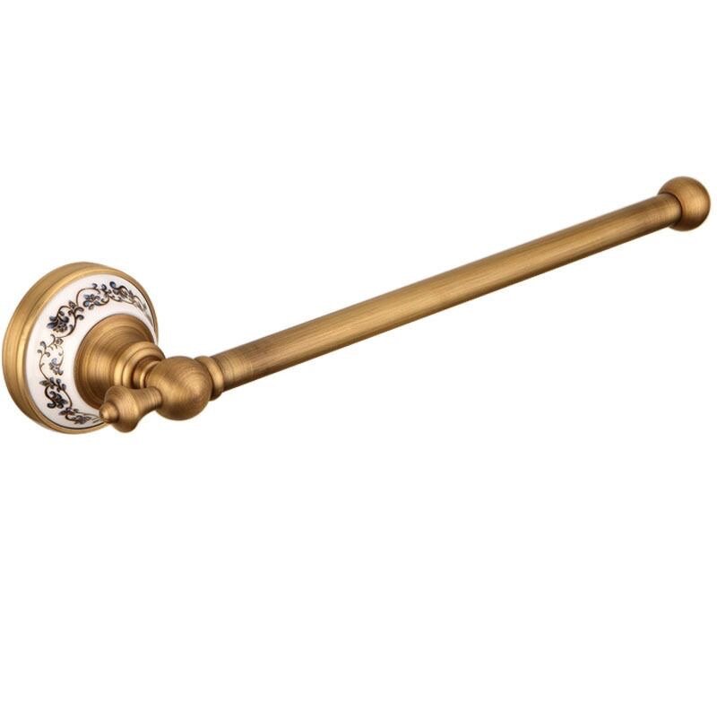 Набор аксессуаров для ванной из меди С узором под фаянс античная бронза