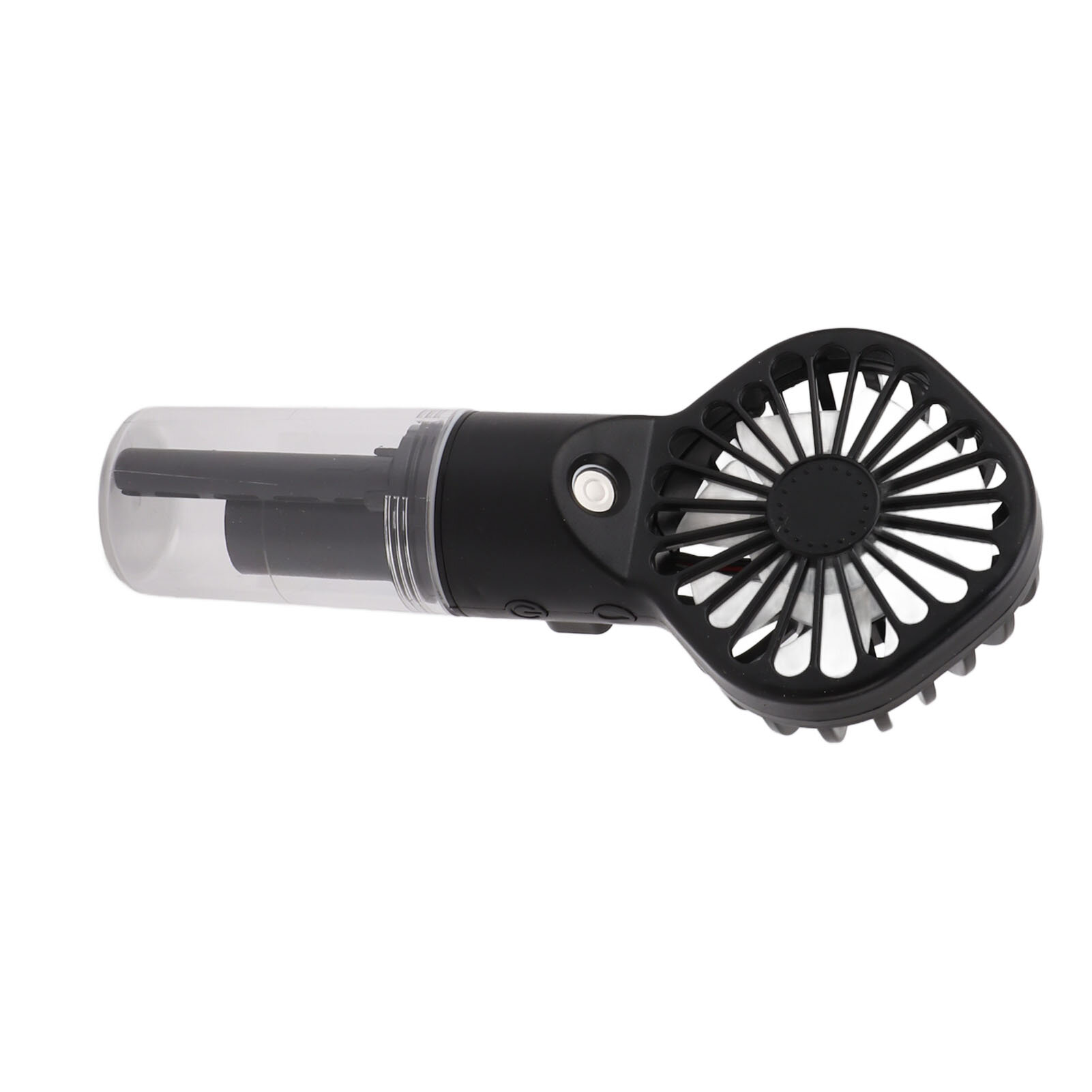 Портативный ручной вентилятор для тумана, USB-аккумулятор, вентилятор для распыления воды, 4 скорости, черный
