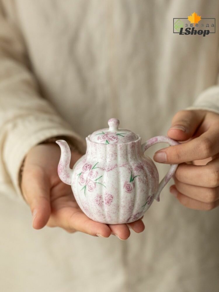 Эксклюзивный чайник керамический для церемонии с ручной росписью
