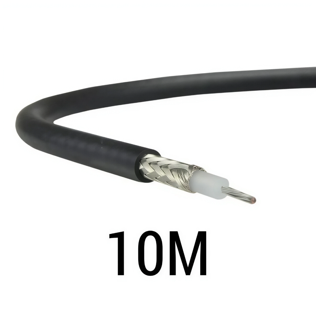 Кабель RG-58 C/U Sedato коаксиальный Чёрный 10 м (кабель RG-58 C/U Sedato)