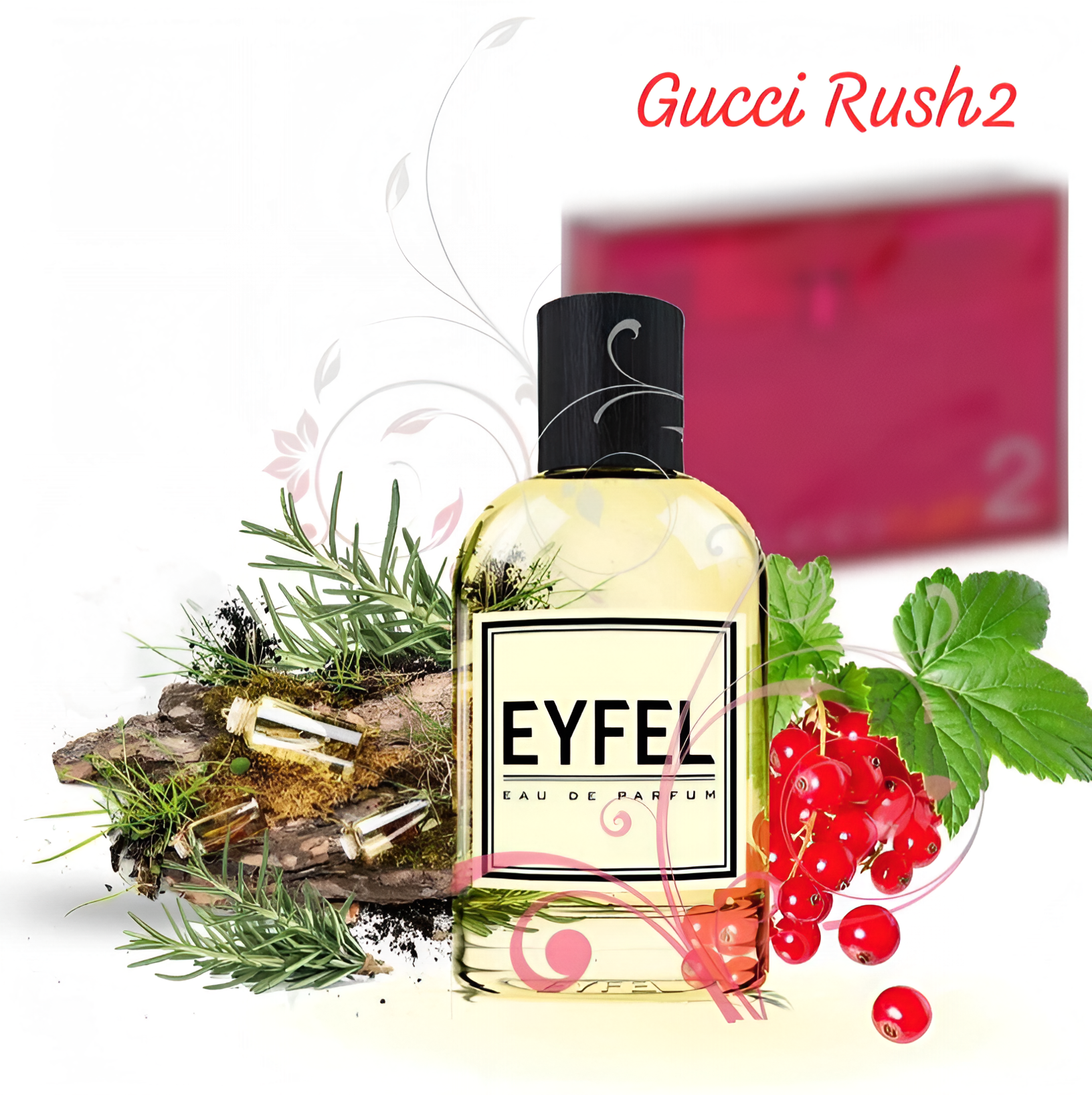 Духи женские EYFEL W33 Rush 2, цветочный аромат, парфюм, 50 мл