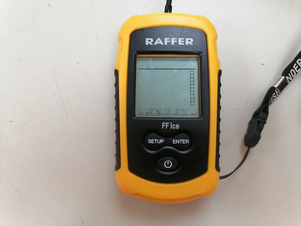 Эхолот портативный для зимней и летней рыбалки Raffer FF Ice (1 луч, угол 45°) Б/У