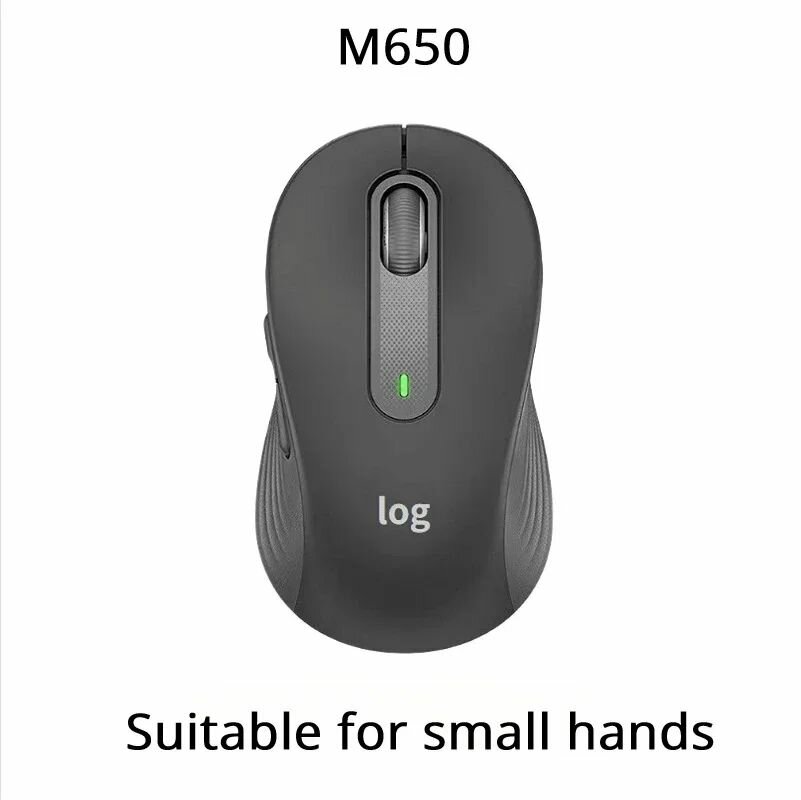 Logitech M650 - Беспроводная мышь SilentTouch, высокоточный оптический сенсор, длительное время автономной работы