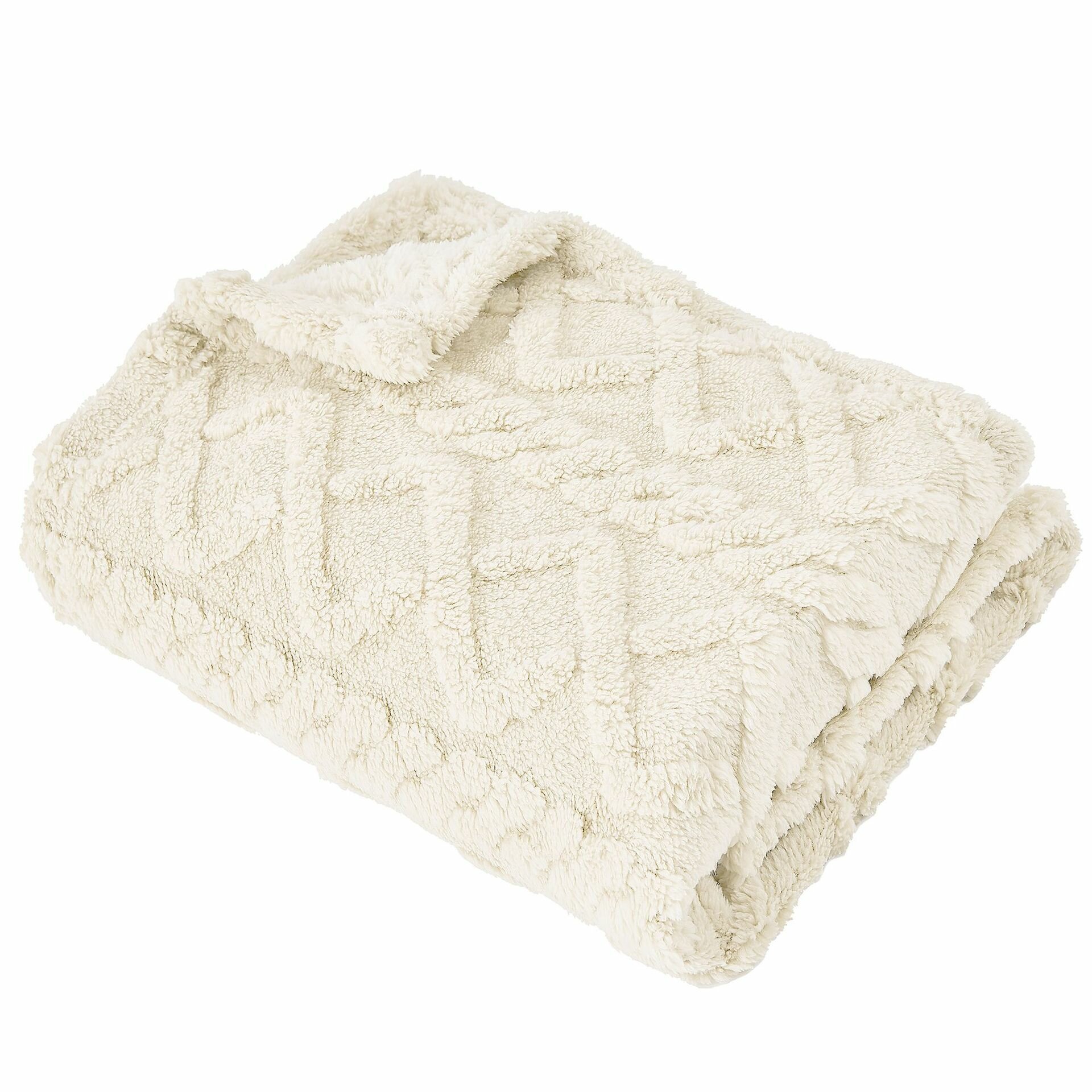 Детское утолщенное одеяло, однотонное жаккардовое хлопковое флисовое одеяло бежевого цвета