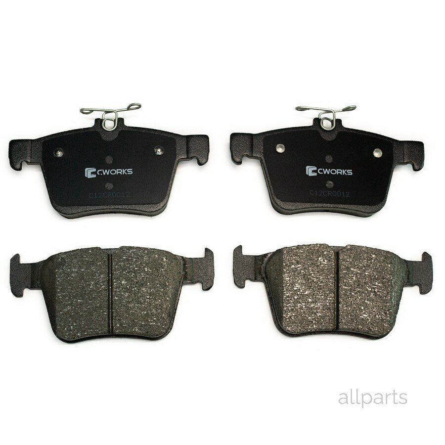 CWORKS C12CR0012 Тормозные колодки задниe (Замена для C12CR0196)