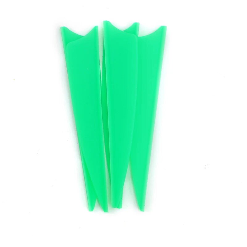ACCMOS перья для стрел из ТПУ 3 дюйма 9 цветов Изумрудный, 30pc Green