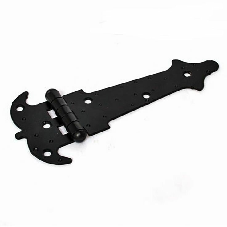 Петля-стрела фигурная 150 мм черная