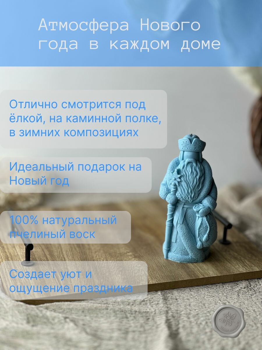 Свеча дед Мороз