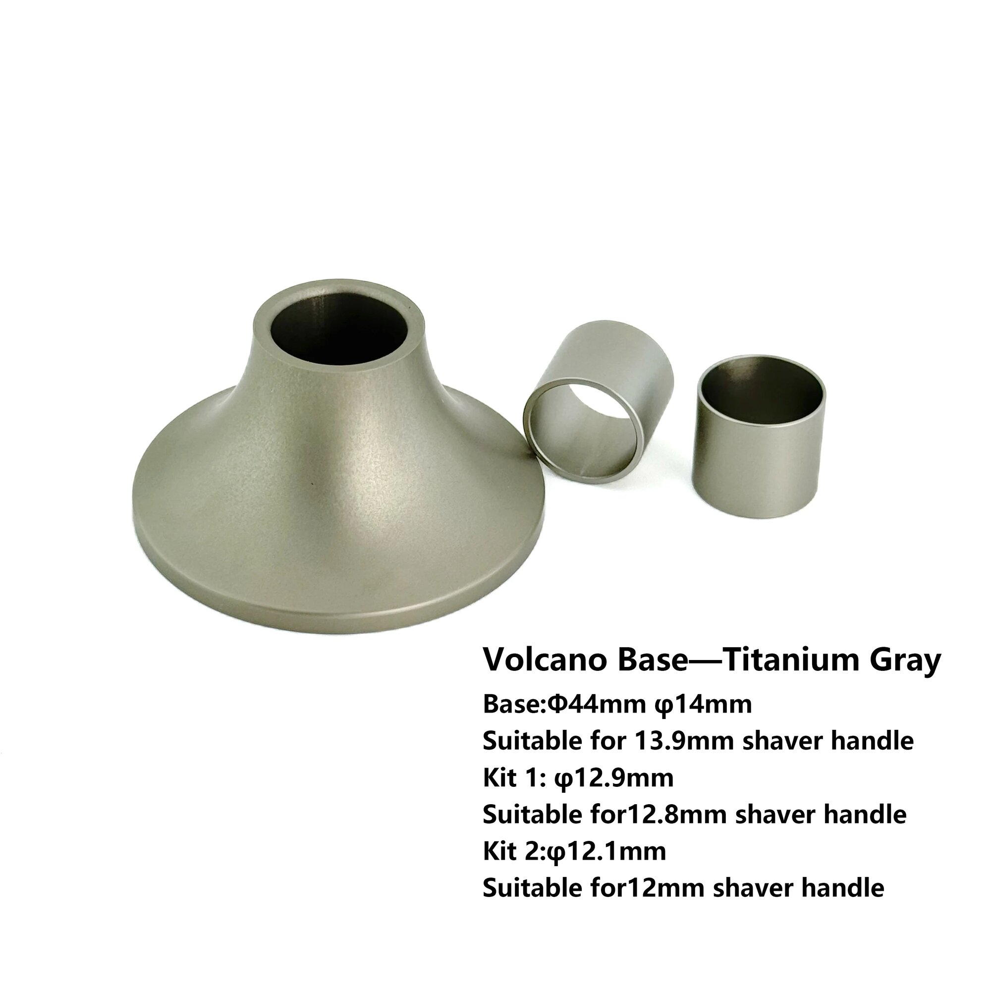 Подставка для бритвы KAMPFE Volcano Base, Titanium Gray