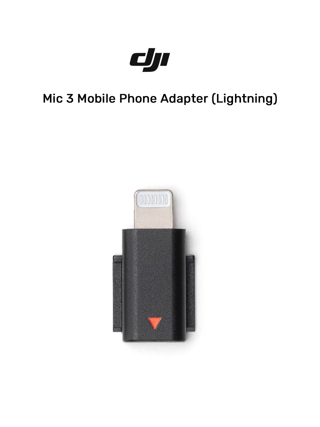 DJI Mic3 разъём для телефона (Lightning) адаптер для приёмника
