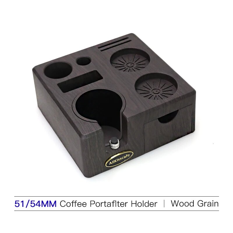 Держатель для темперов AliKisscafe 51-58 мм 51-54mm Wood Grain