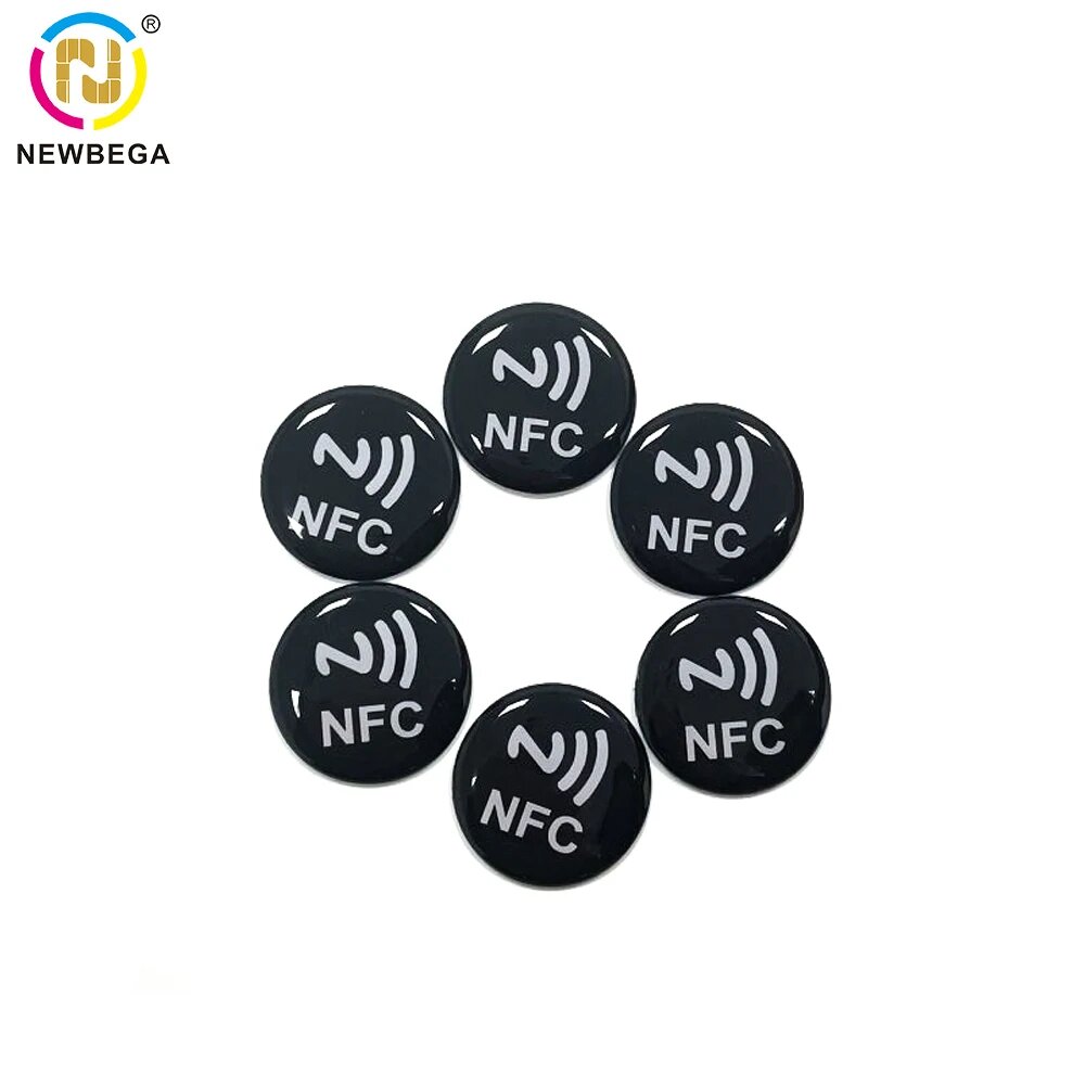 NFC-карта Newbega черная 20шт