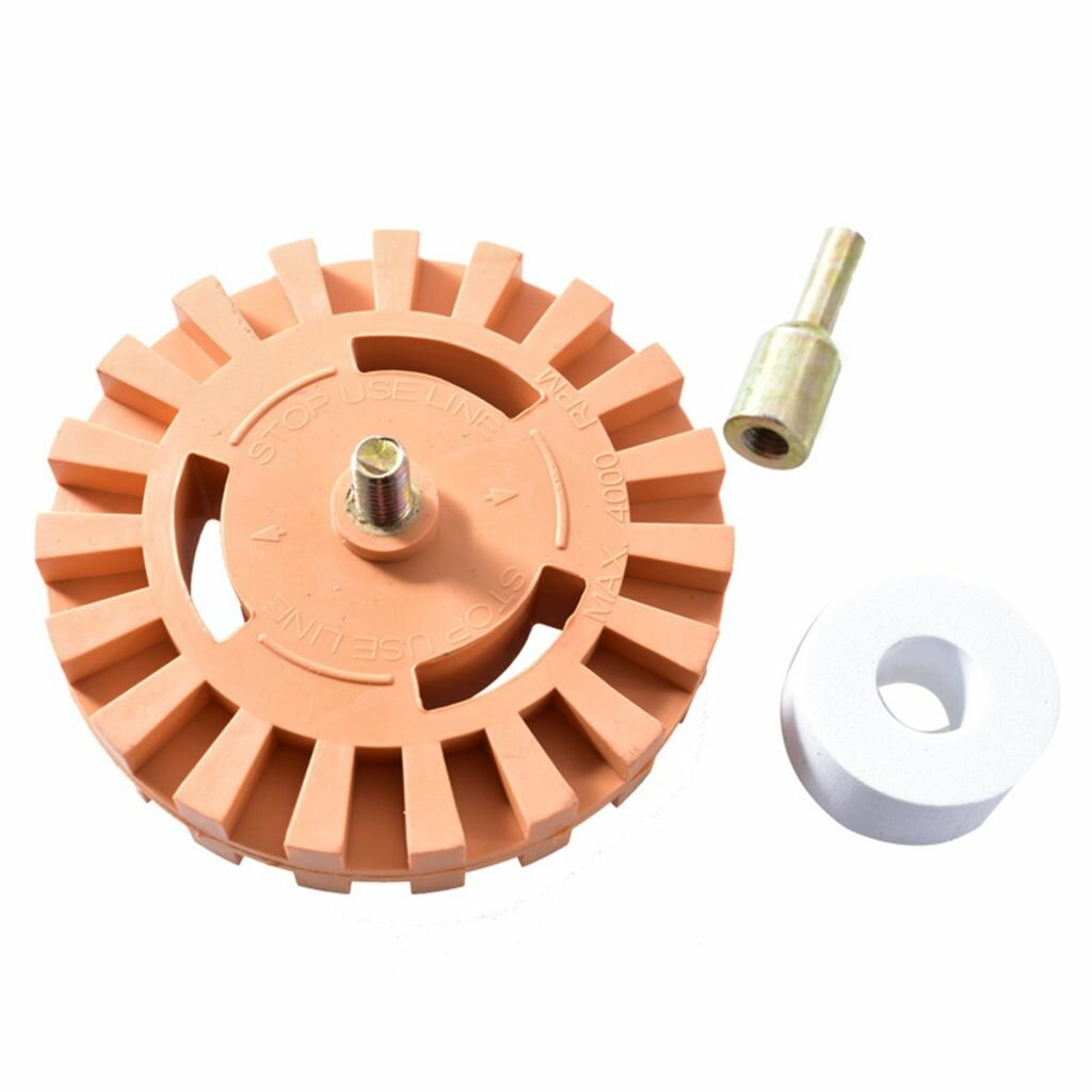 Пневматический резиновый шлифовальный инструмент для снятия резины с 4-дюймового круга толщиной 25 мм упаковка opp