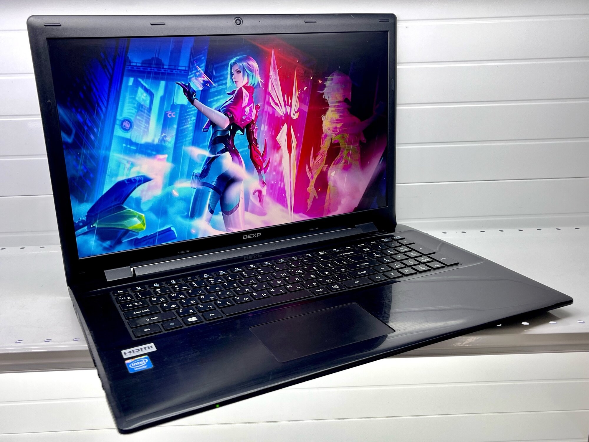 Ноутбук DEXP Aquilon O119, 17.3'' Full HD, Intel Celeron N3050, RAM 4 ГБ, SSD sata 128 ГБ, Intel HD Graphics, Windows 11,чёрный