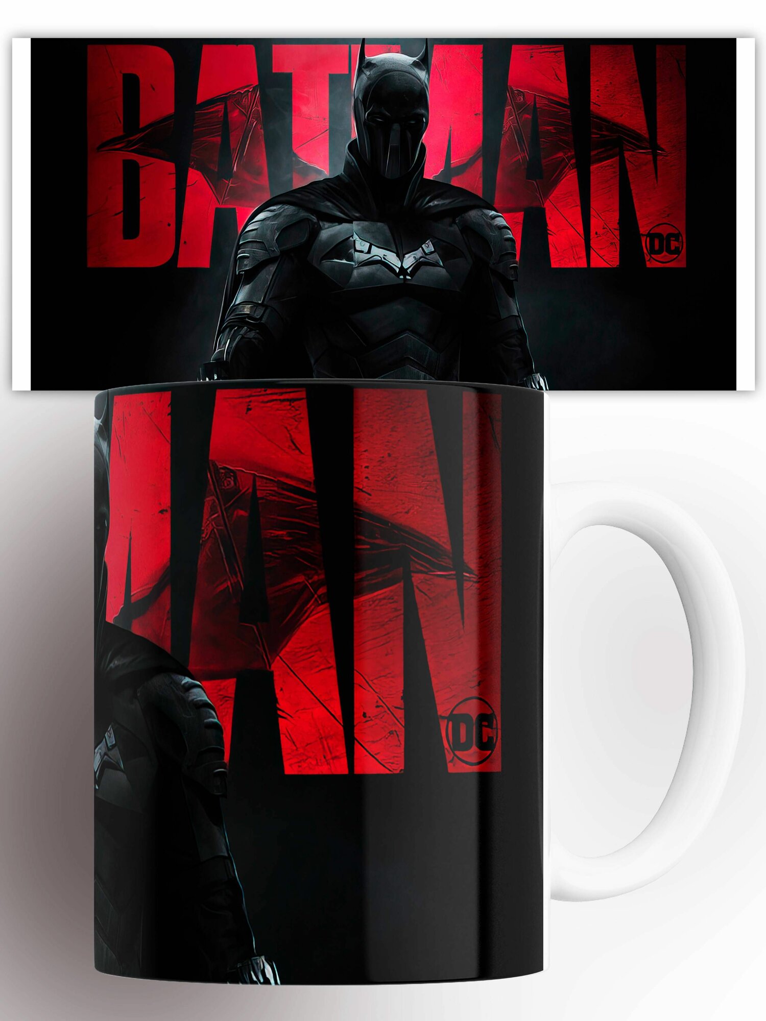 Кружка с принтом "DC ДиСи Бэтмен Batman"330 мл