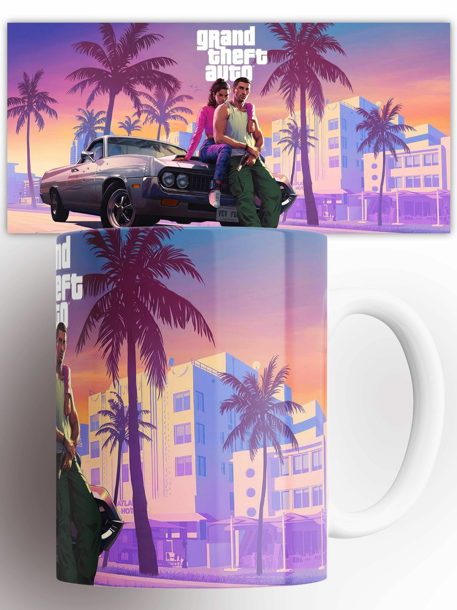 Кружка компьютерная игра ГТА GTA 6 330 мл