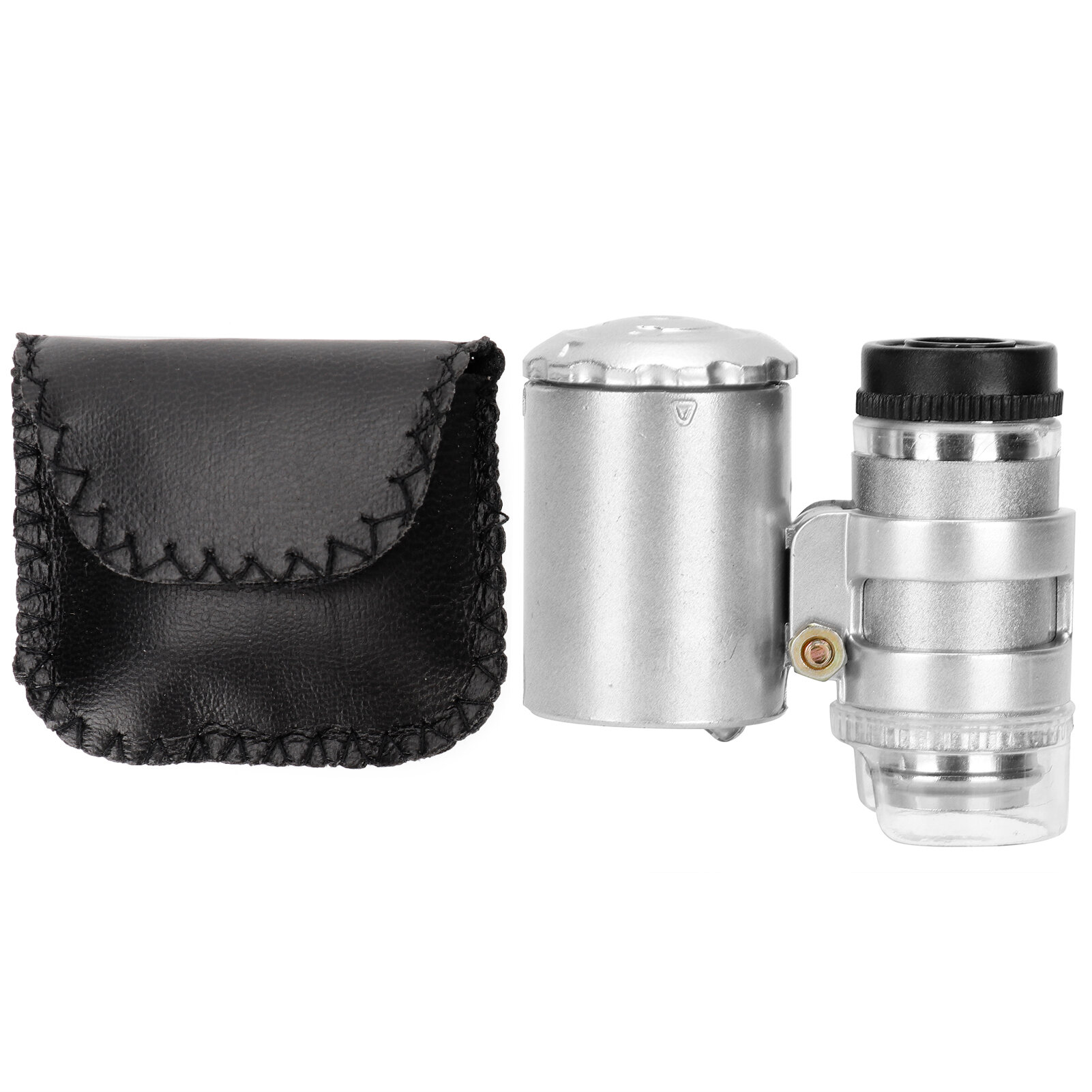 60x светодиодного увеличения ультрафиолетовой валюты лампа портативные украшения идентификация Увеличивающее стекло