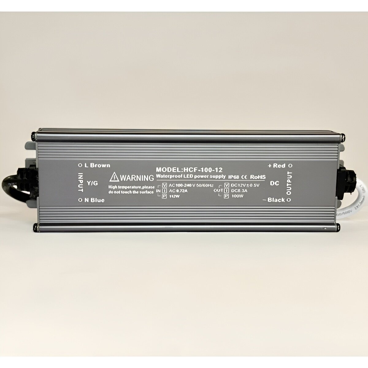 Блок питания ABCLED, 12В, 100Вт, IP67, У41254 ABCLED-12100С-JH