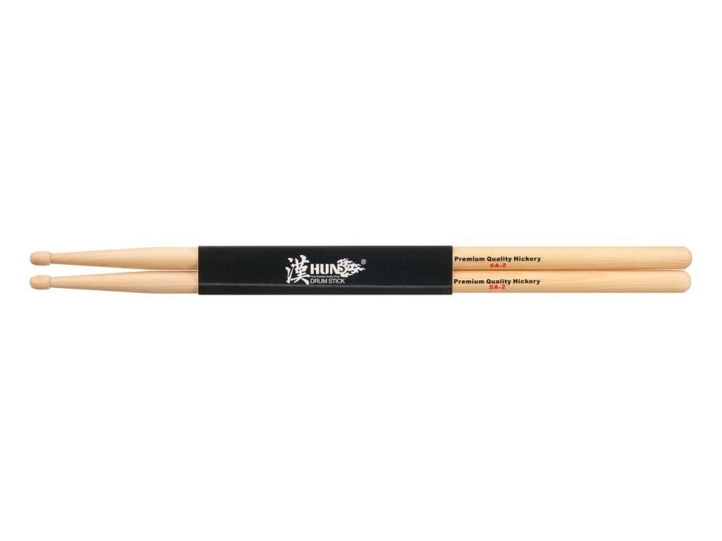 Палочки барабанные HUN 10101001011 Natural Series 5A-2, орех гикори, деревянный наконечник
