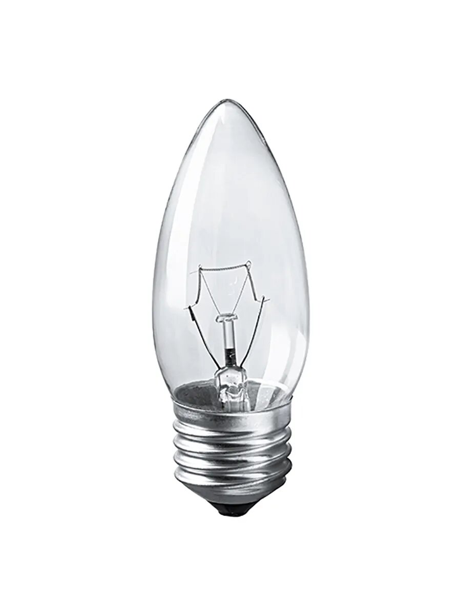 Лампа накаливания 60 Вт E27/В прозрачная